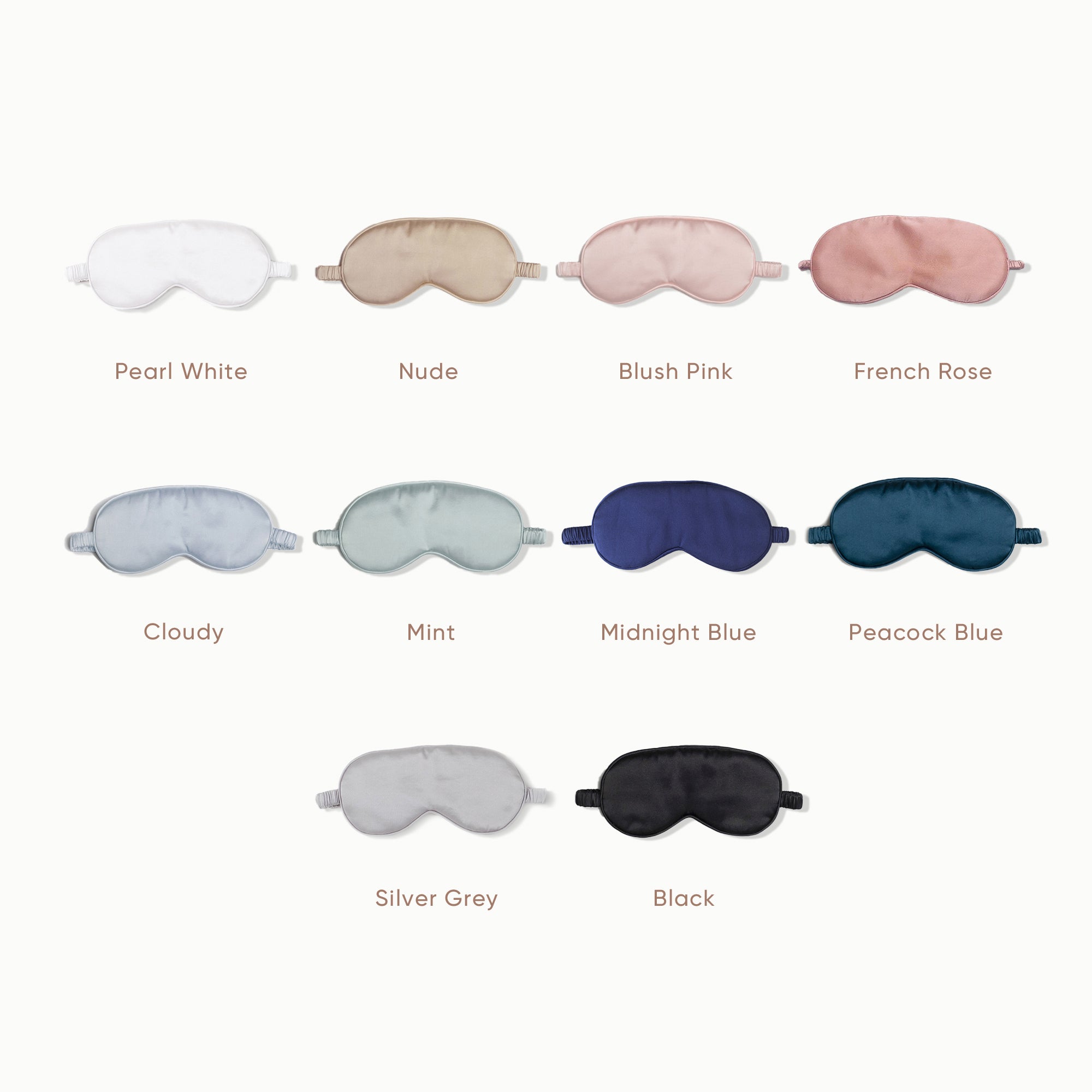 Mulberry Silk Eye Mask - Peacock Blue – Sunday in Hoi An